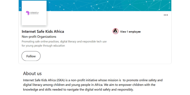 Internet Safe Kids Africa - The Inspired Internet Pledge